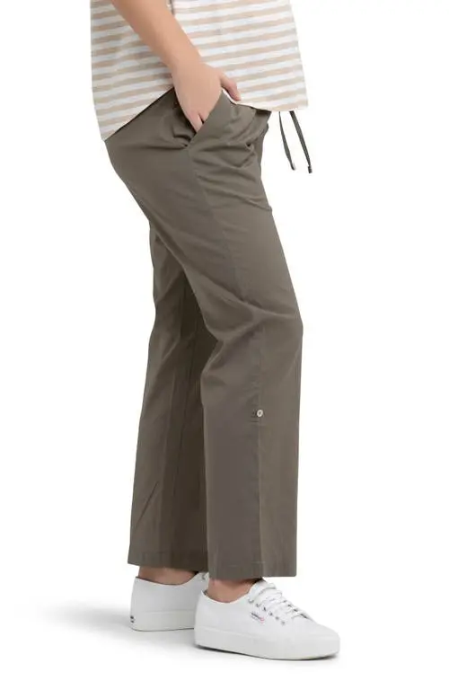 RIPE MATERNITY Wide Leg Cotton Maternity Pants