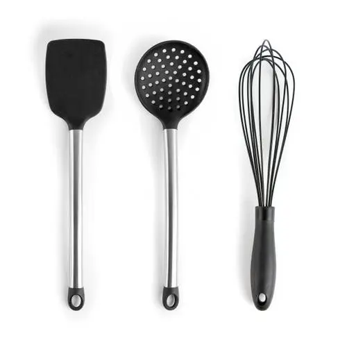 MEGACHEF Silicone And Stainless Steel Cooking Utensils