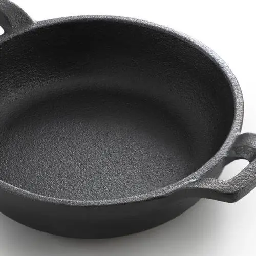 MEGACHEF 5 Inch Round Cast Iron Frying Pan For Indoor/outdoor Use