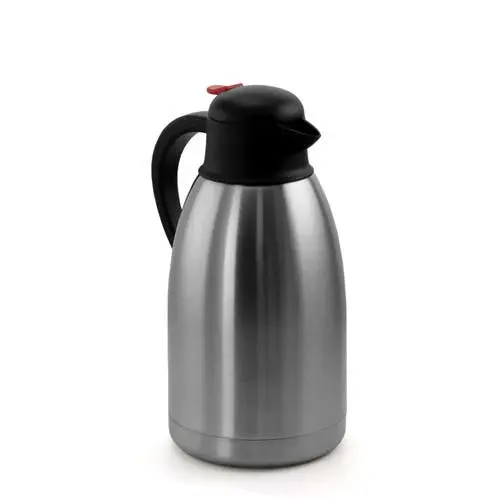 MEGACHEF 2.11 Quart Stainless Steel Thermal Beverage Carafe For Coffee And Tea - Silver
