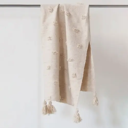 JITANA Momo Fringe Throw