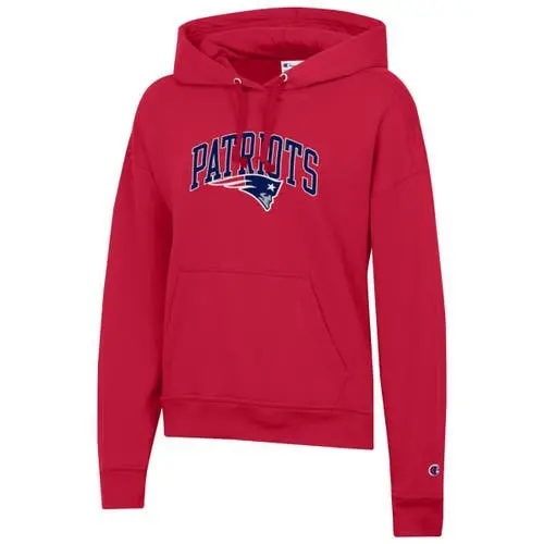 Champion New England Patriots Powerblend Hoodie - Red