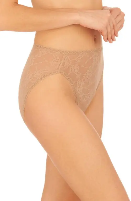 Natori Bliss Allure Lace French Cut Brief 2-pack - Cafe