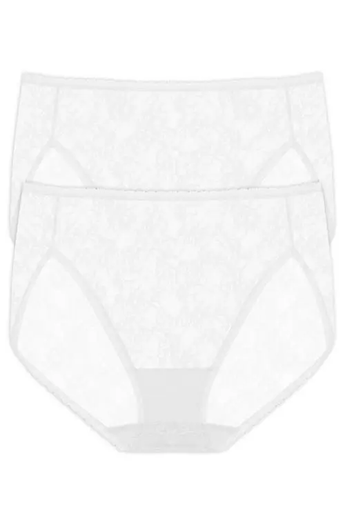 Natori Bliss Allure Lace French Cut Brief 2-pack - White