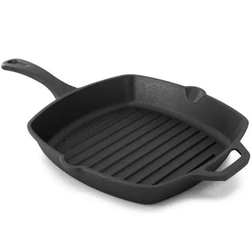MEGACHEF 10.4 Inch Pre-seasoned Cast Iron Griddle