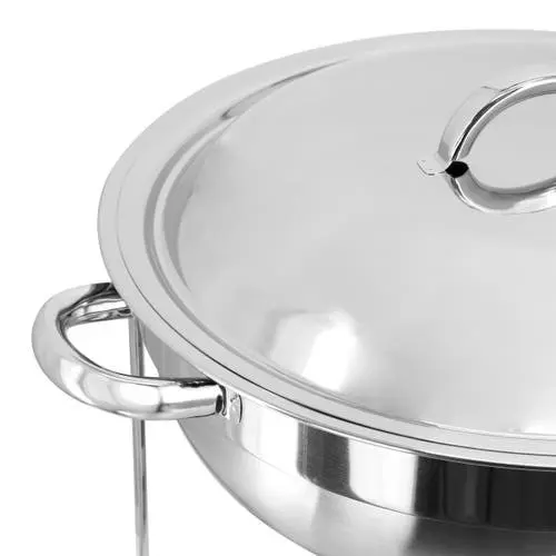 MEGACHEF 5.3 Quart Round Stainless Steel Professional Chafing Dish/food Warmer/buffet Server Serving Trays