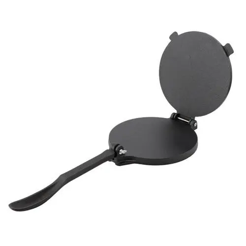 MEGACHEF 7.9 Inch Heavy Duty Round Cast Iron Tortilla Maker Press