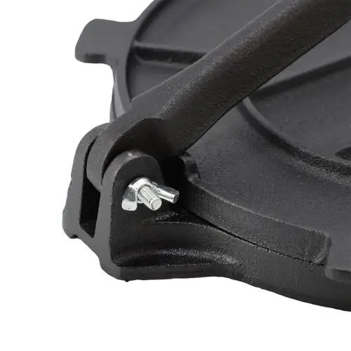 MEGACHEF 7.9 Inch Heavy Duty Round Cast Iron Tortilla Maker Press