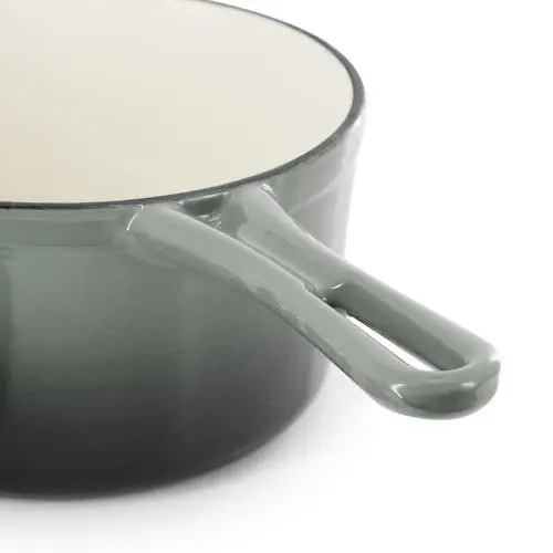 MEGACHEF 2 Quart Enameled Cast Iron Sauce Pan