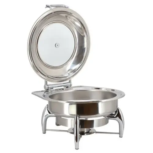 MEGACHEF 6.3 Quart Stainless Steel Round Professional Chafing Dish/food Warmer/buffet Server Serving Dish