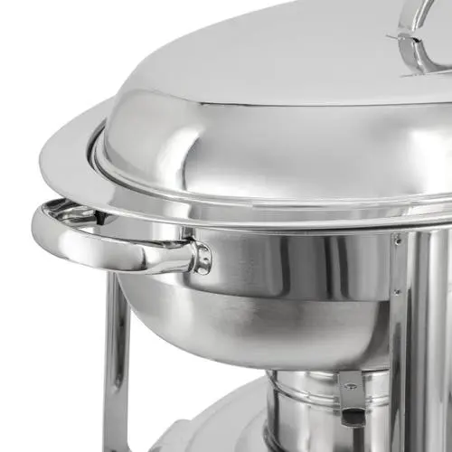 MEGACHEF 5.8 Quart Stainless Steel Oval Professional Chafing Dish/food Warmer/buffet Server Serving Dish
