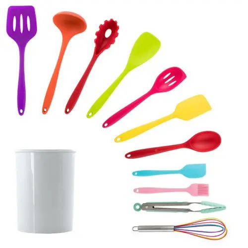 MEGACHEF Silicone Cooking Utensils
