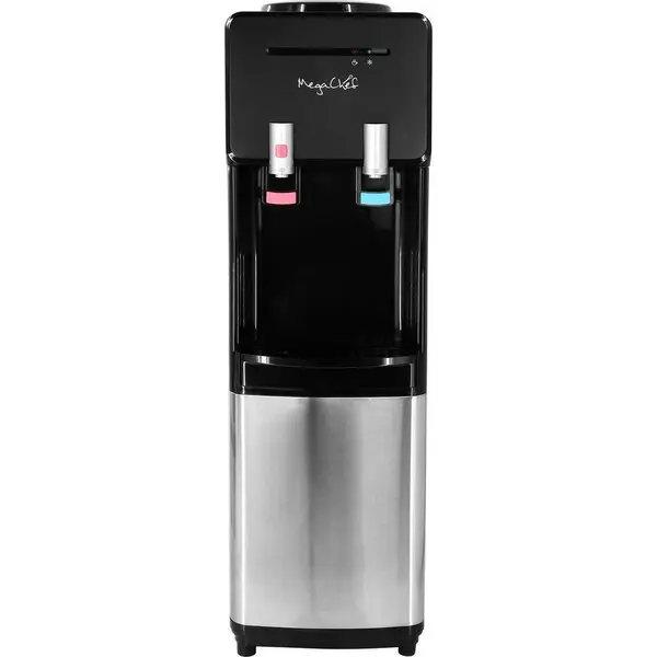 MEGACHEF Top Load Hot And Cold Water Dispenser - Black