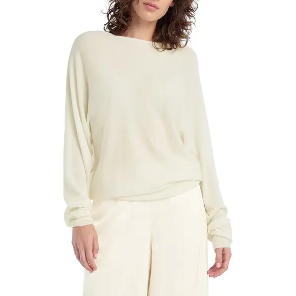 FAVORITE DAUGHTER The Effortless Merino Wool Sweater - Ivory