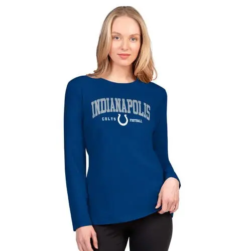 G-III 4HER BY CARL BANKS Indianapolis Colts Best Play Long Sleeve T-shirt - Royal