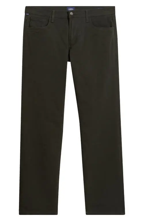Citizens Of Humanity Elijah Relaxed Straight Leg Twill Pants - Forest Dark Green