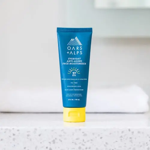 OARS + ALPS Everyday Anti-aging Face Moisturizer With Spf 37 - Blue