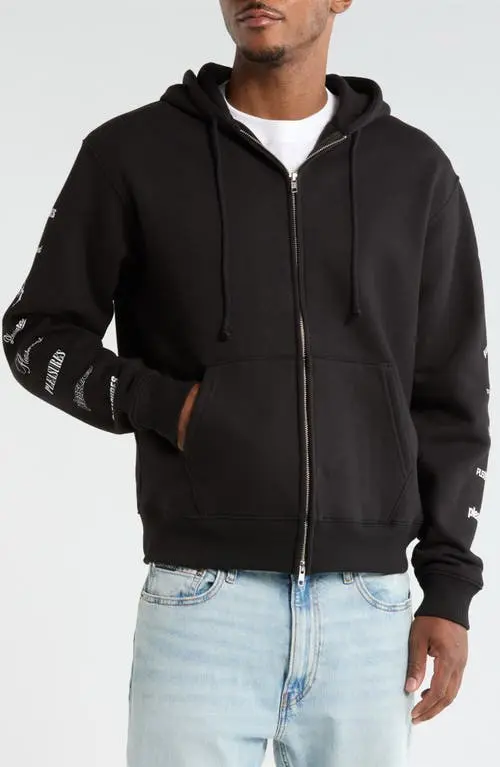 PLEASURES Woodmark Fleece Zip-up Hoodie