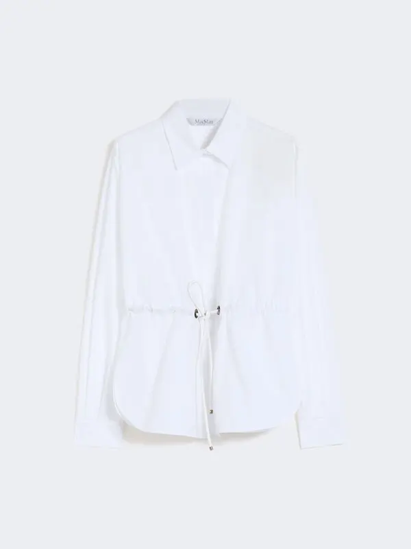 Max Mara Cotton Poplin Shirt - Optical White