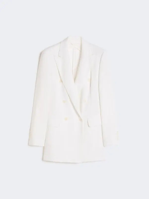 Max Mara Cotton Crepe Canvas Blazer