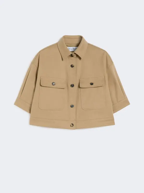 Max Mara Stretch Cotton Cropped Jacket