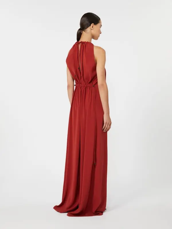 Max Mara Flowing Envers Satin Jumpsuit