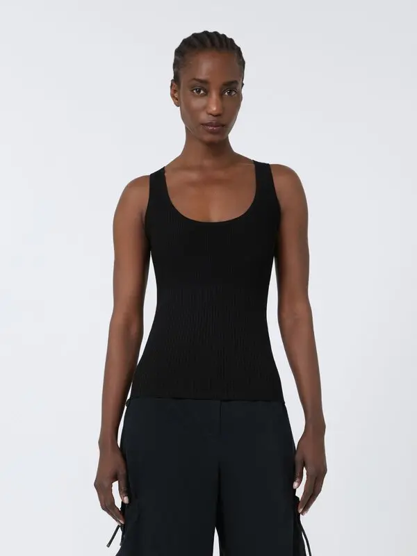 Max Mara Viscose-blend Yarn Top