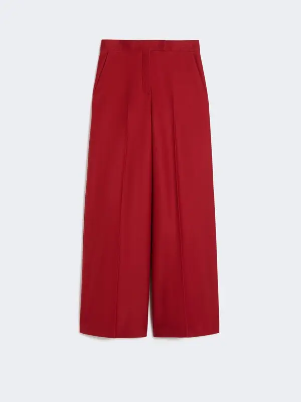Max Mara Cotton Gabardine Jersey Trousers