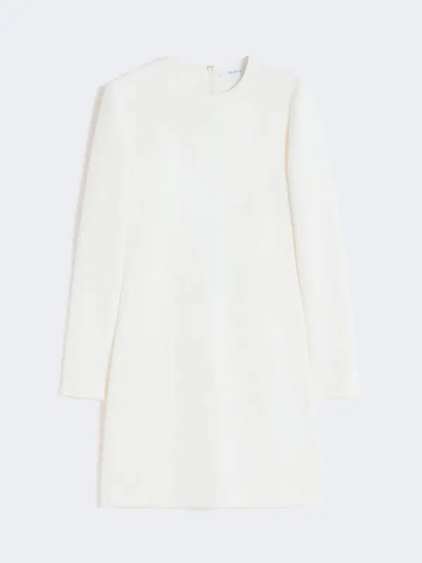 Max Mara Short Scuba Jersey Dress - Ivory