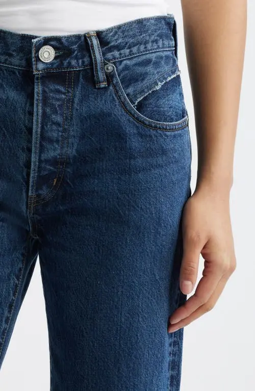 Moussy Vintage Lara Western Straight-leg Jeans - Dark Blue