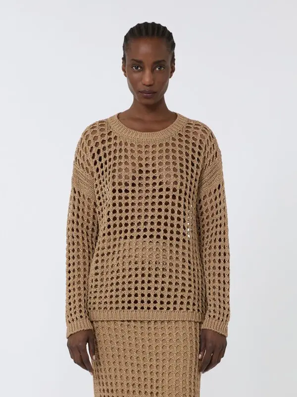 Max Mara Cotton Mesh Jumper