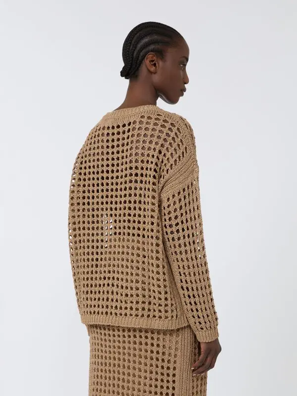 Max Mara Cotton Mesh Jumper