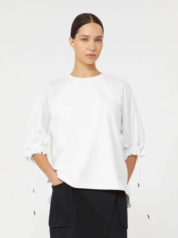 Max Mara Cotton-blend Jersey T-shirt
