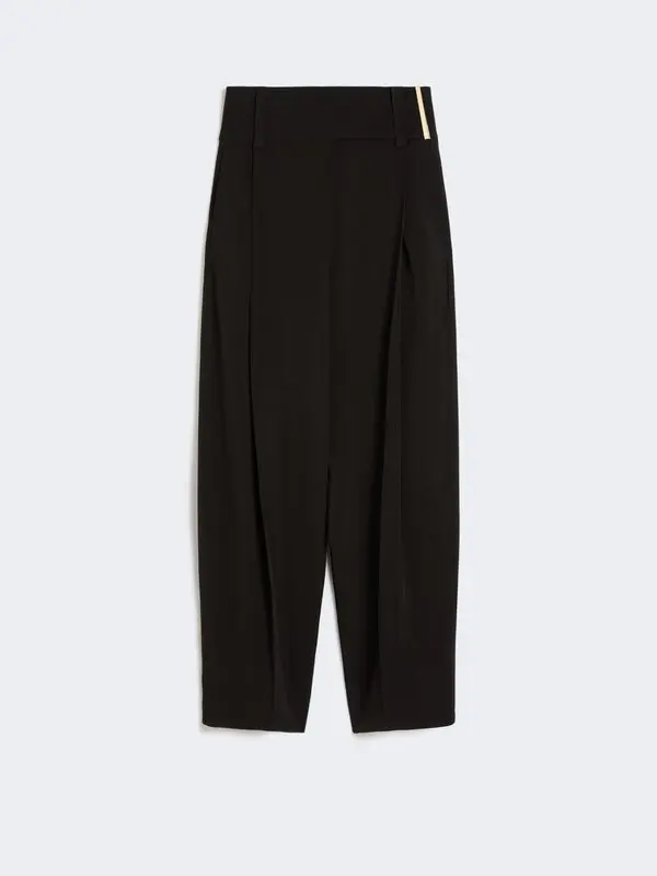Max Mara Wide-fit Viscose Satin Trousers