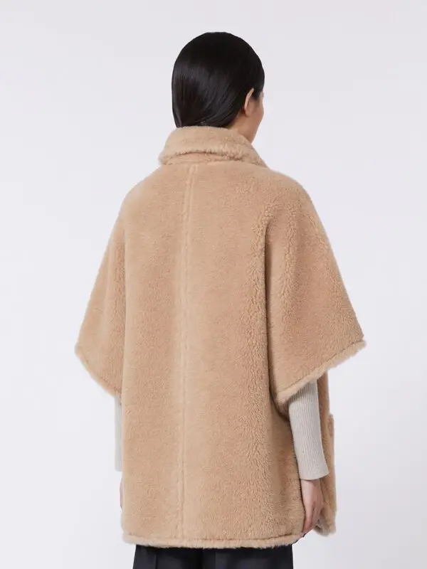 Max Mara Teddy Fabric Cape