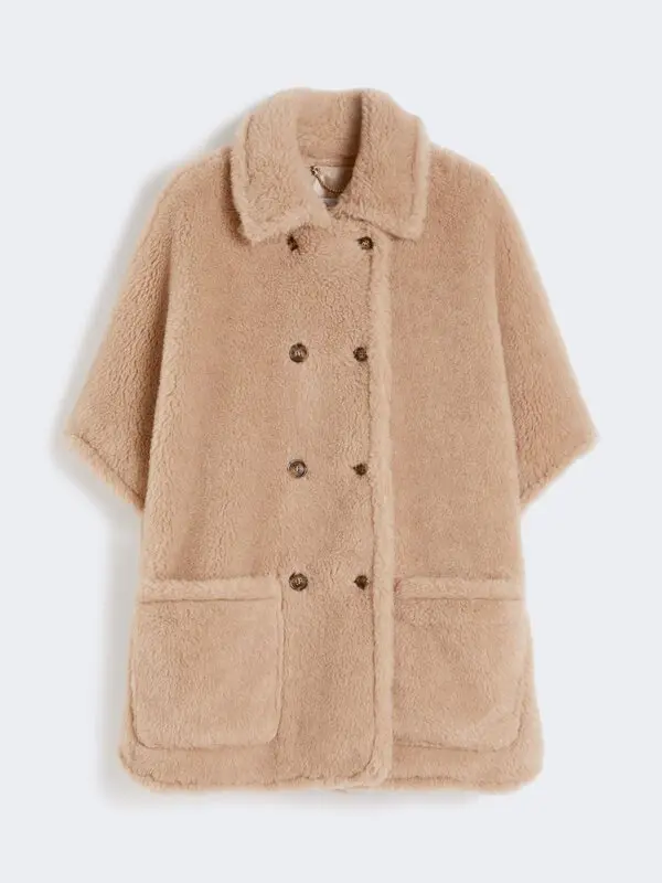 Max Mara Teddy Fabric Cape