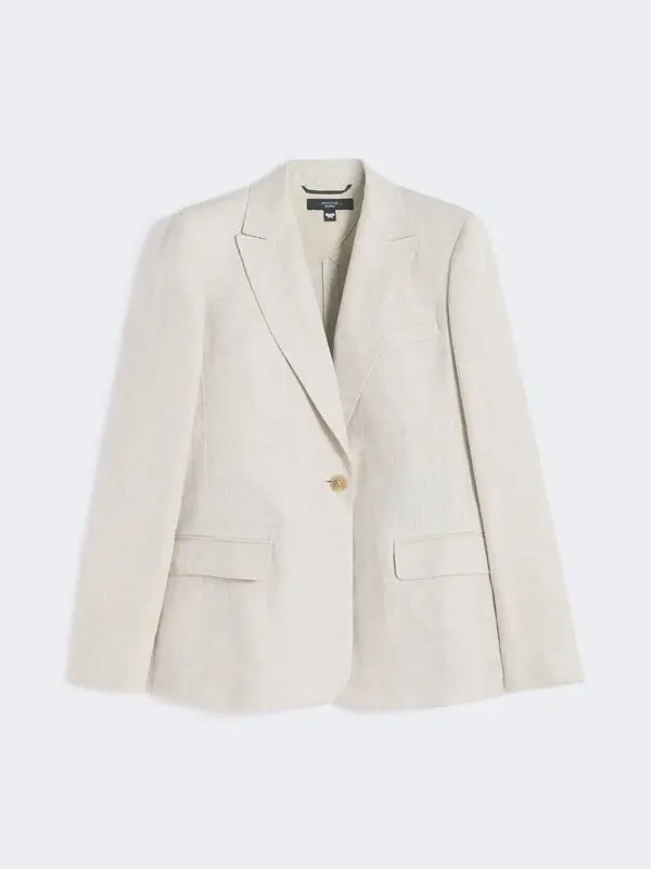 Max Mara Linen Canvas Blazer