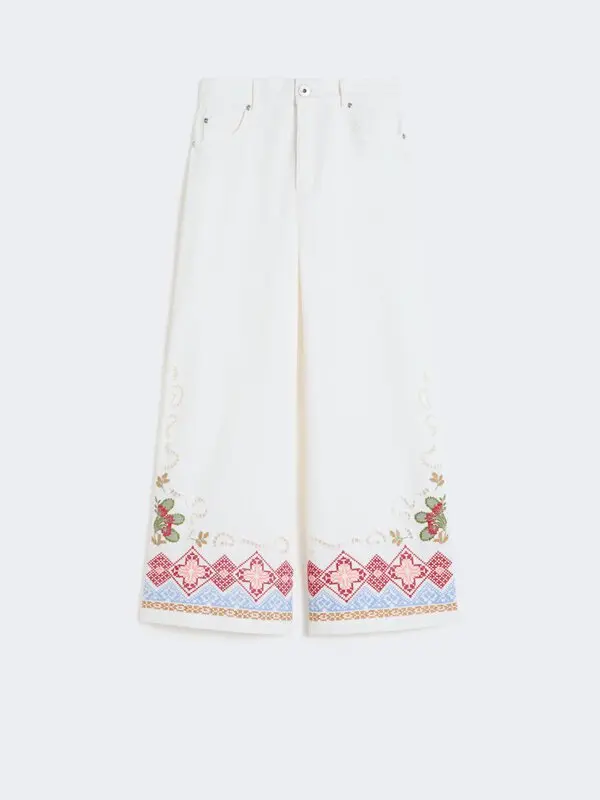 Max Mara Cotton Bull Trousers