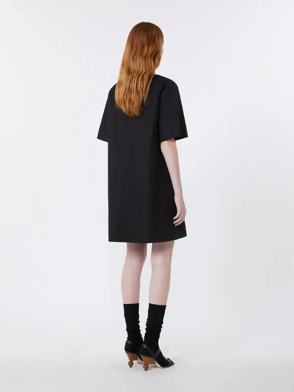 Max Mara Cotton And Linen Canvas Mini Dress