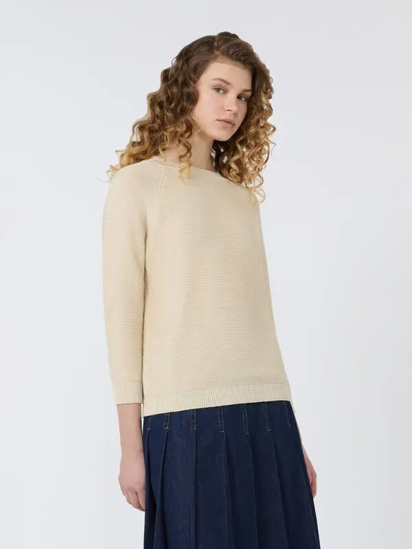Max Mara Cotton Sweater - Ecru
