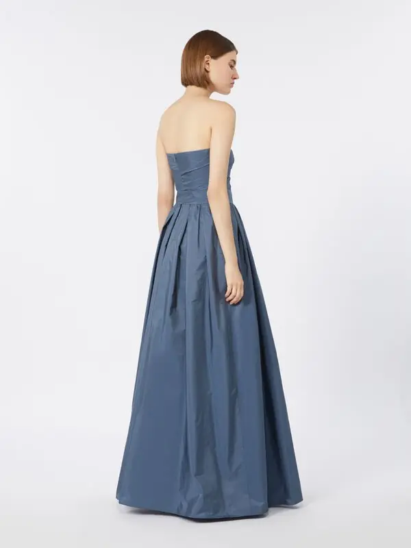 Max Mara Taffeta Bustier Maxi Dress