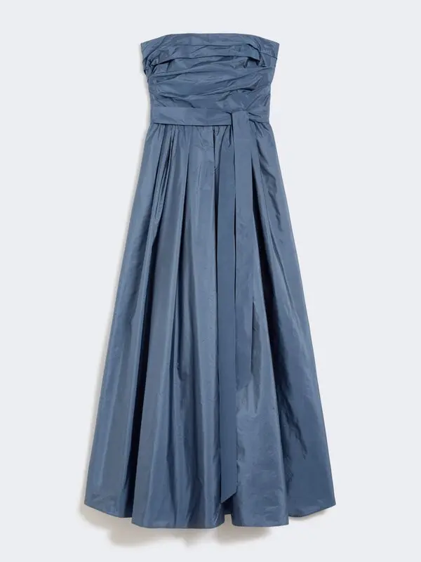 Max Mara Taffeta Bustier Maxi Dress