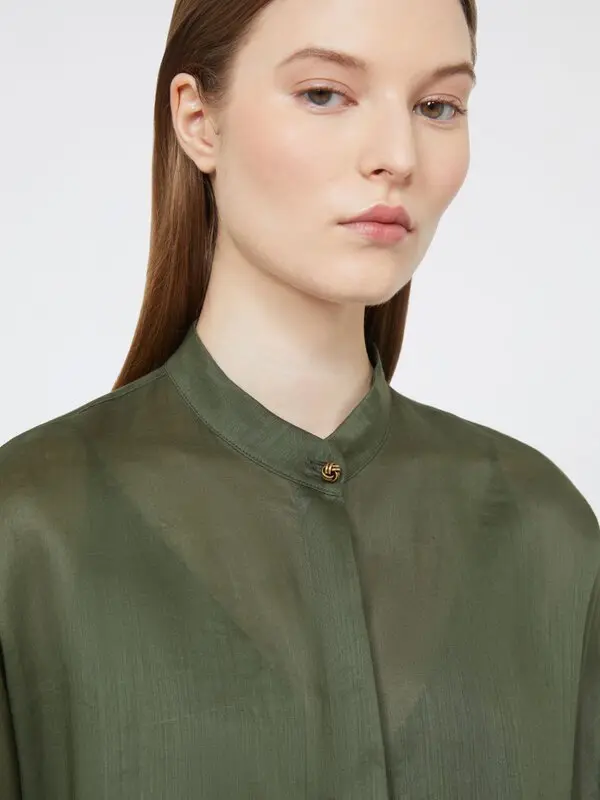 Max Mara Ramie Canvas Shirt