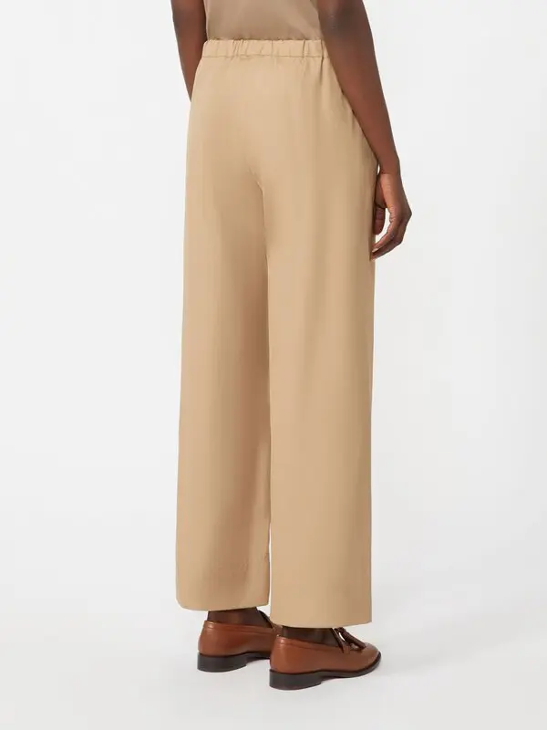 Max Mara Cotton Drawstring Trousers
