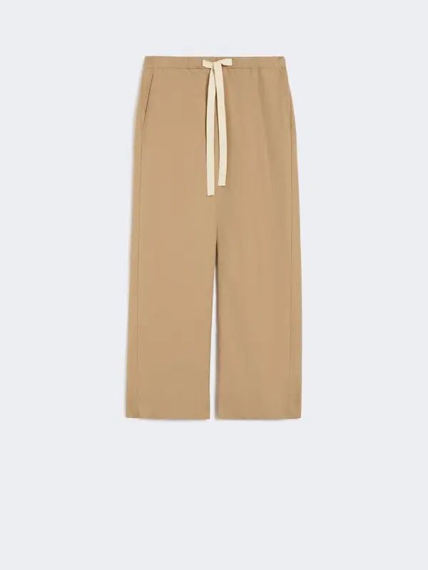 Max Mara Cotton Drawstring Trousers