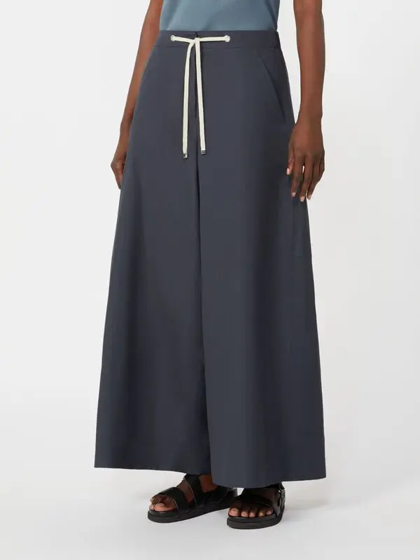 Max Mara Poplin Drawstring Trousers