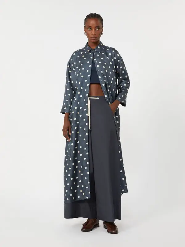 Max Mara Poplin Drawstring Trousers