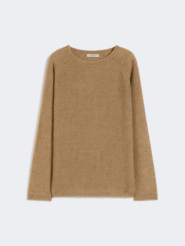 Max Mara Lightweight Linen Sweater - Desert