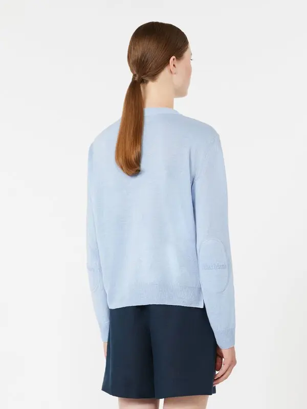 Max Mara Linen Yarn Crew-neck Sweater