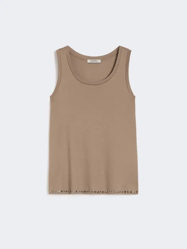 Max Mara Cotton And Modal Jersey Top